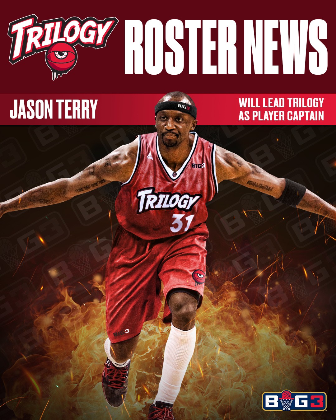 Jason Terry Named Captain of Trilogy – BIG3