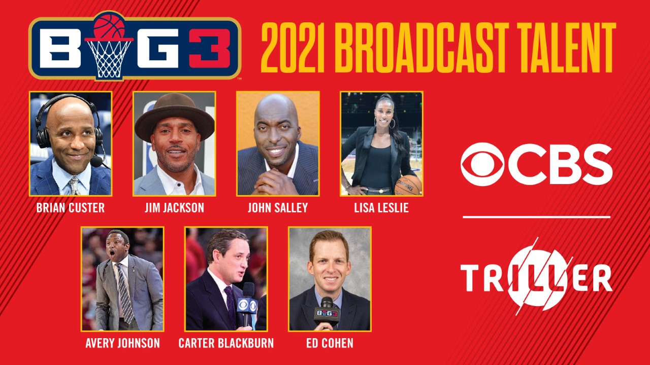 Barrett Sports Media: BIG3 Announces Its Broadcasting Team Ahead of ...