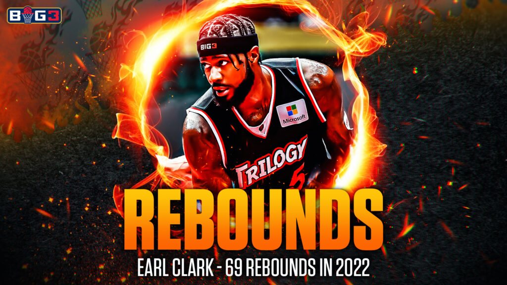 Earl Clark Pulled Down the Most Rebounds in the 2022 Season – BIG3