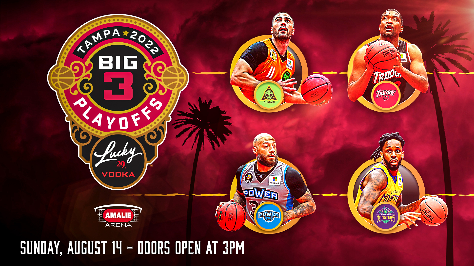 Tickets on Sale Now for the Playoffs in Tampa, FL – BIG3