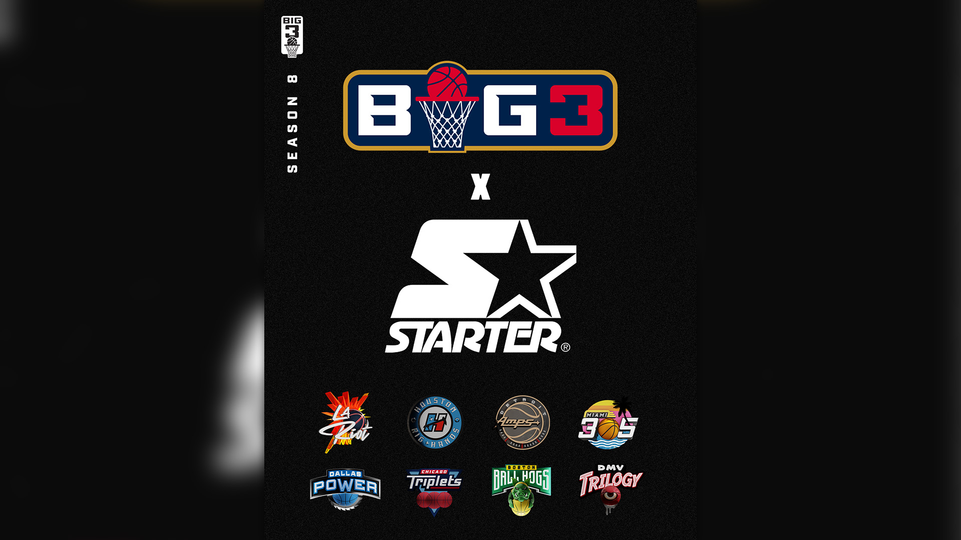 Starter Signs Jersey Deal With BIG3 – BIG3