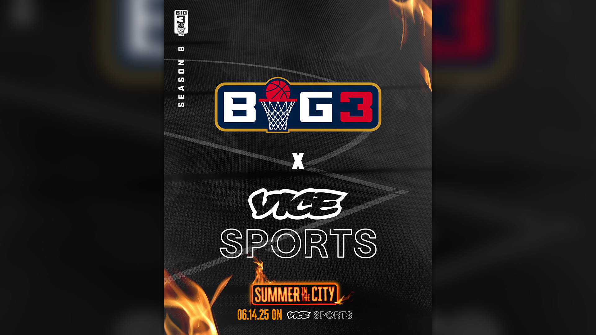 BIG3 ADDS VICE SPORTS TO SEASON EIGHT MEDIA LINEUP – BIG3